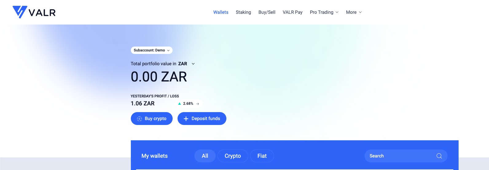 Deposit USDC via USD wire transfer – VALR Help Center